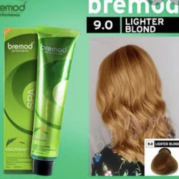 BREMOD 9.0 LIGHTEST BLOND HAIR COLOR Set with Oxidiser | Lazada PH