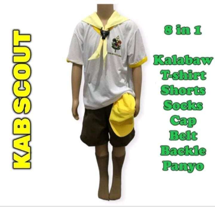 Kab scout uniform set, cotton fabric, grade 1 to 3 only | Lazada PH