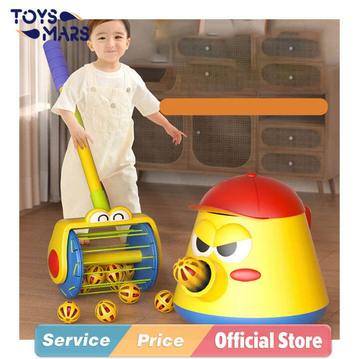 Toysmars ลูกบอลของเล่นเครื่องดูดฝุ่นเครื่องยิงลูกบอลอัตโนมัติกระถางยิง ...