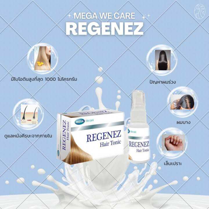 Mega we care Regenez hair tonic เมก้า วีแคร์ รีจีเนซ แฮร์ โทนิค | Lazada.co.th