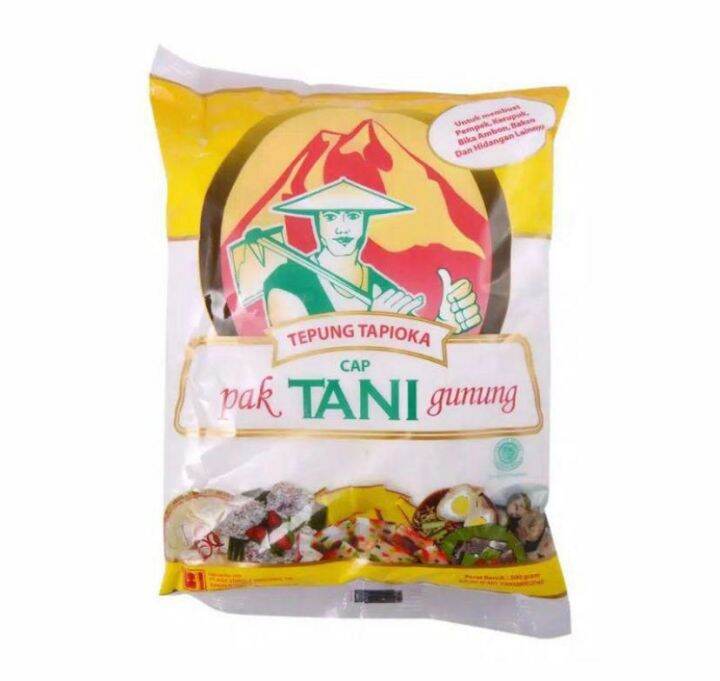 TEPUNG TAPIOKA CAP PAK TANI GUNUNG 500GR | Lazada Indonesia