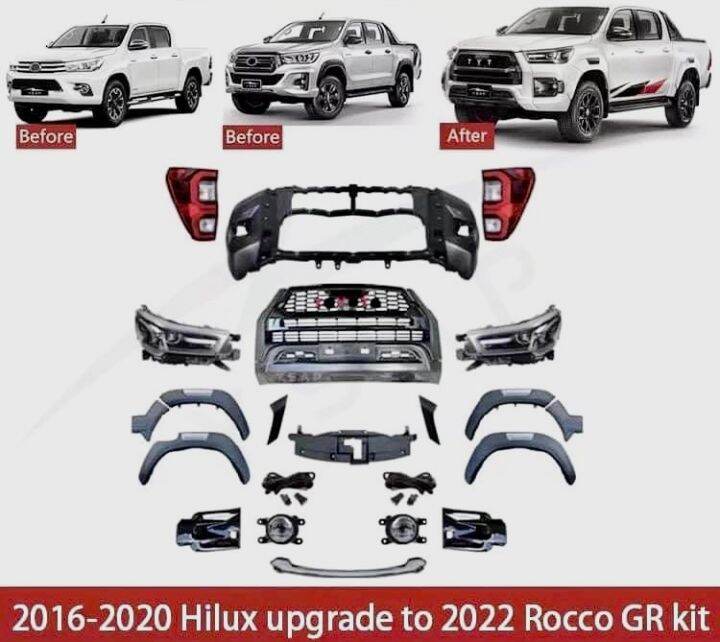 Toyota Hilux Revo rocco rogue 2016-2022 convert GR SPORT front bumper ...