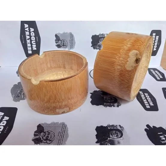 Asbak Rokok bambu Clasic / Tempat Sekar Bambu unik | Lazada Indonesia