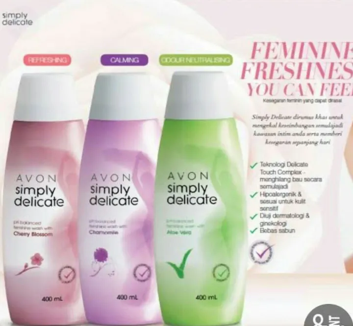 AVON SIMPLY DELICATE 400ML | Lazada PH