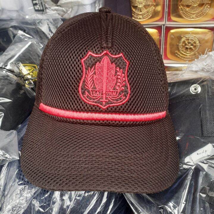 topi satpam terbaru logo list untuk gada utama | Lazada Indonesia