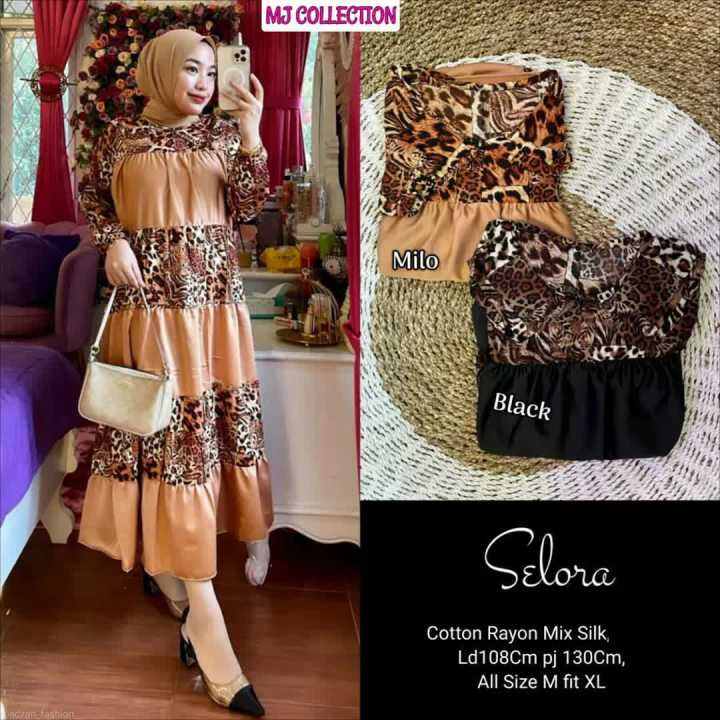selora midi dress keterangan sudah ada di gambar | Lazada Indonesia