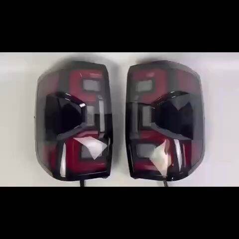 Ford Ranger Tail Light LED 2022-2023/T9 Next GEN/PX4 Smoked Black/Red ...
