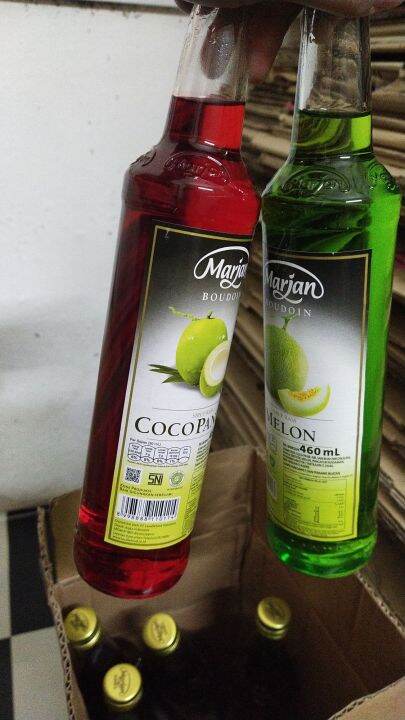 [Ready Stock] Sirup Marjan Rasa Coco Pandan dan Melon Memiliki rasa ...