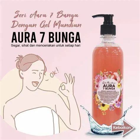 DHERBS GEL MANDIAN 7 BUNGA AURA ( MERAH )500ML | Lazada