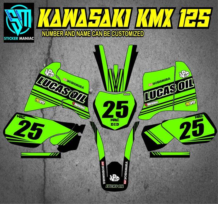 kawasaki kmx 125 full body decals | Lazada PH