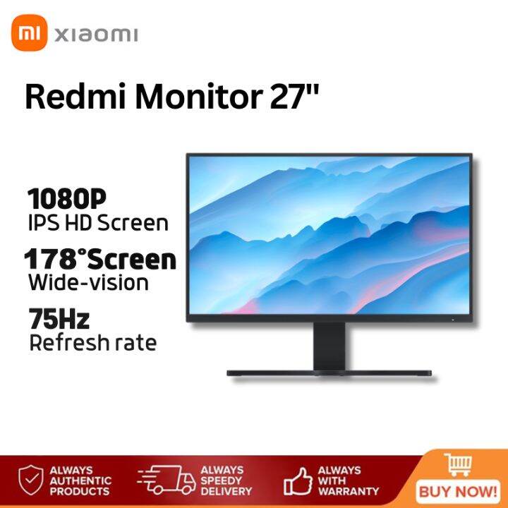 【Free Mouse】Xiaomi Redmi Monitor 27 inch Desktop Display 1080P HD ...