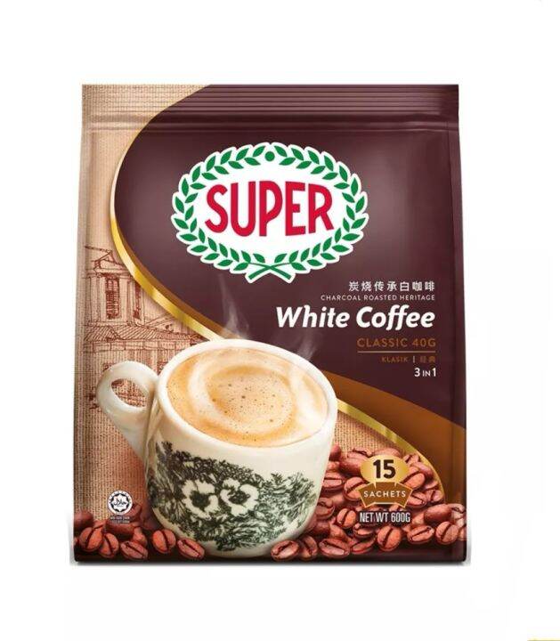 Super Charcoal Roasted White Coffee - Classic 3 in 1 (36g X 15 sachets) | Lazada