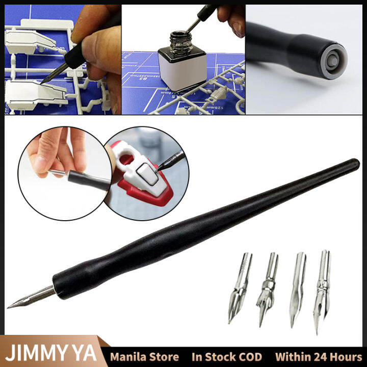 DIY Model Panel Line Accent Pen Set Avoid Scrubbing Permeation Pen For ...