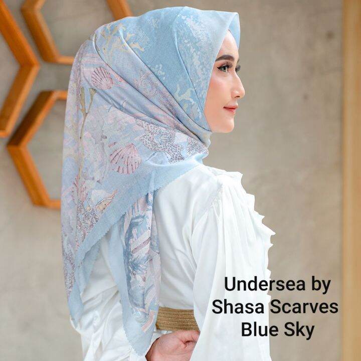 Jilbab Undersea Series by Shasa Scarves | Lazada Indonesia