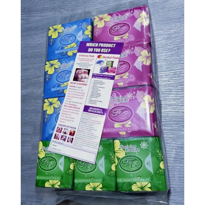 AVAIL FC BIO SANITARY PADS Combo Set | Lazada PH