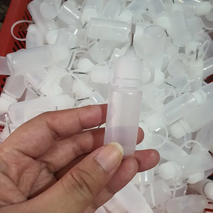 botol jarum, botol jarum lem, botol jarum lem akrilik | Lazada Indonesia