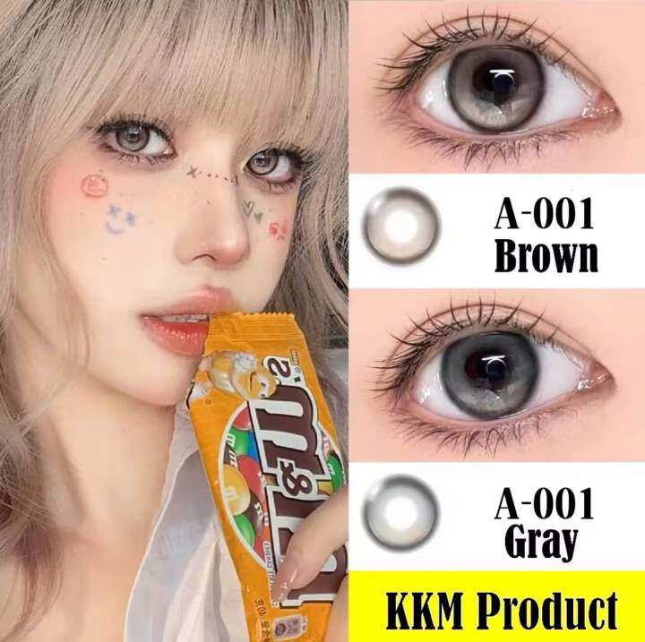 {NEW} A001 15MM Contact Lens/Korea Colour Lens (0/POWER100-800) | Lazada