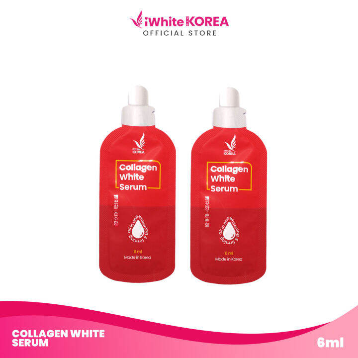 iWhite Korea Collagen White Serum Sachet 6ml x 2pcs | Lazada PH