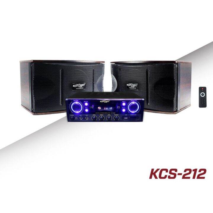Konzert KCS-212 Micro Component System with USB/SD Slot, Bluetooth, FM ...