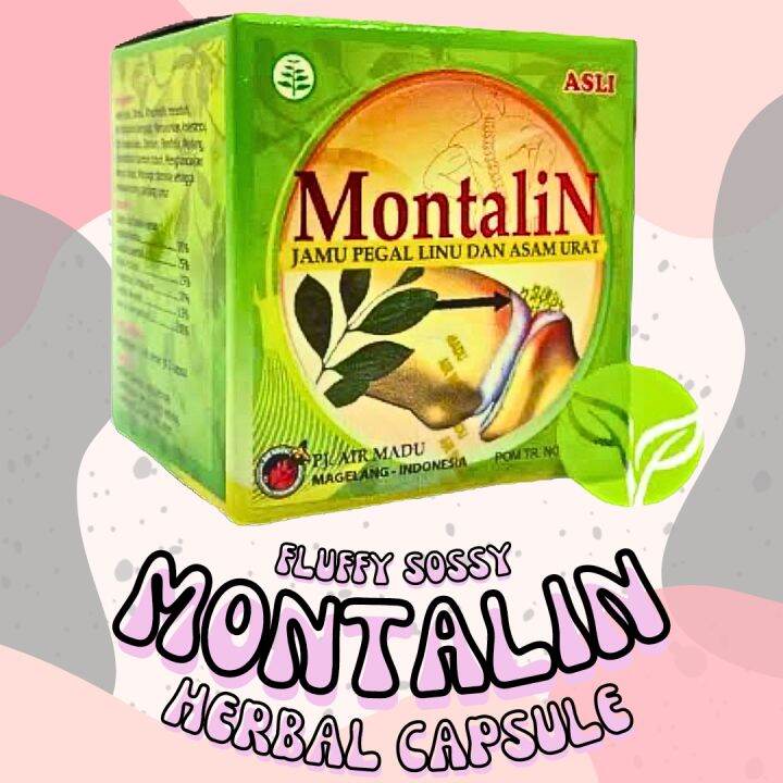 MONTALIN HERBAL CAPSULES 1box 10sachets ONHAND AND ORIGINAL | Lazada PH