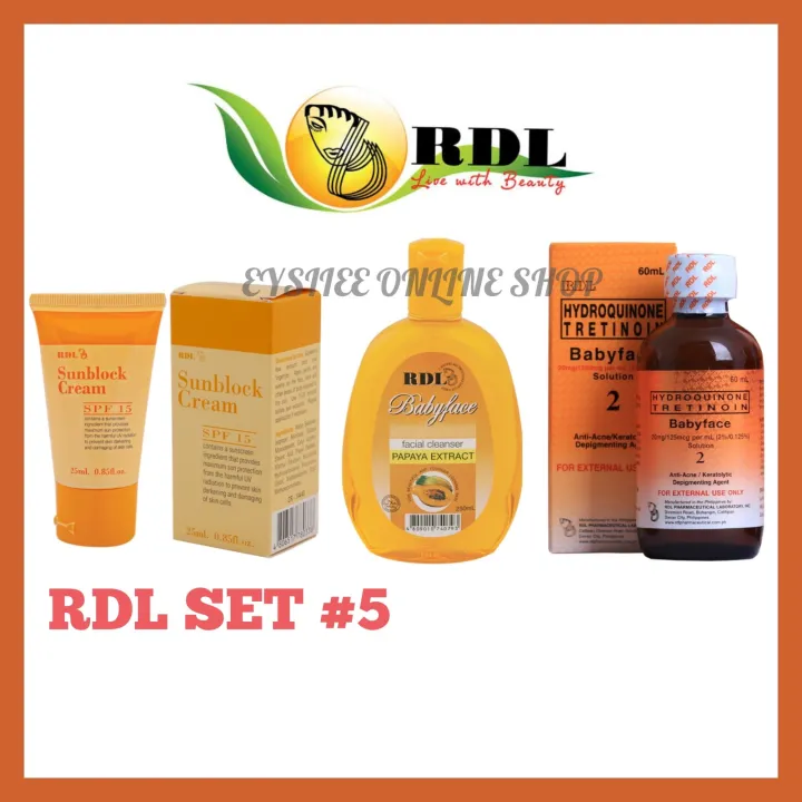 RDL SET#5 Sunblock | Cleanser 150ml | RDL#2 | Lazada PH
