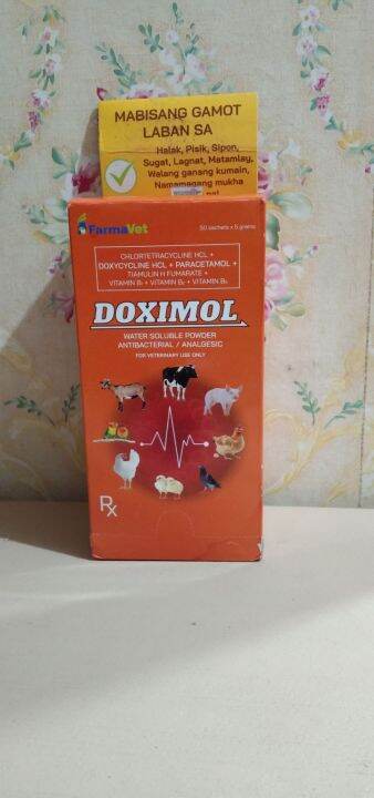 Doximol Water Soluble Powder (5Grams 1Box 50pcs Sachet) | Lazada PH