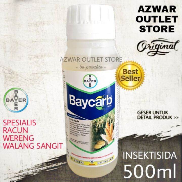 Baycarb (500ml) dari Bayer | INSEKTISIDA BPMC racun hama, wereng dan walang sangit - original ...
