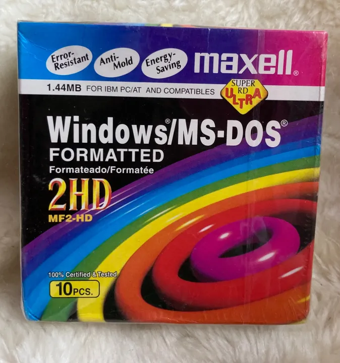 Maxell Floppy diskettes Windows/MS-DOS 2HD-1box | Lazada PH