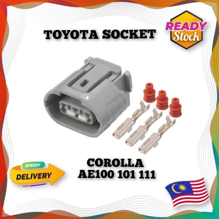 (1pc) 3 Pin Toyota Corolla Seg AE101 AE100 AE101 AE111 Denso Alternator ...