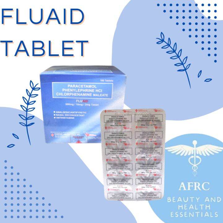 AFRC Fluaid Tablet 10 Pieces | Lazada PH