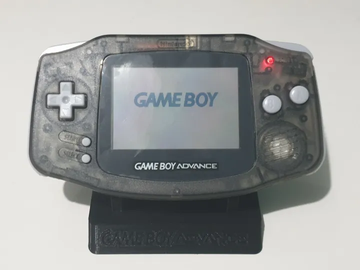 Gameboy advance Clear Black with free random cart and stand | Lazada PH