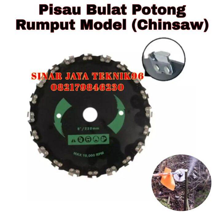 Pisau Bulat Potong Rumput Model | Chinsaw | Lazada Indonesia