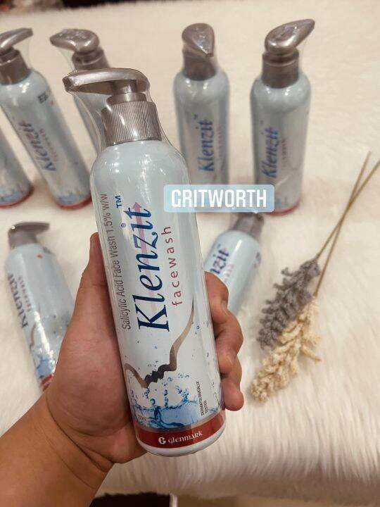 KLENZIT 200 ML Salicylic Acid Face Wash for Acne Prone and Oily Skin ...
