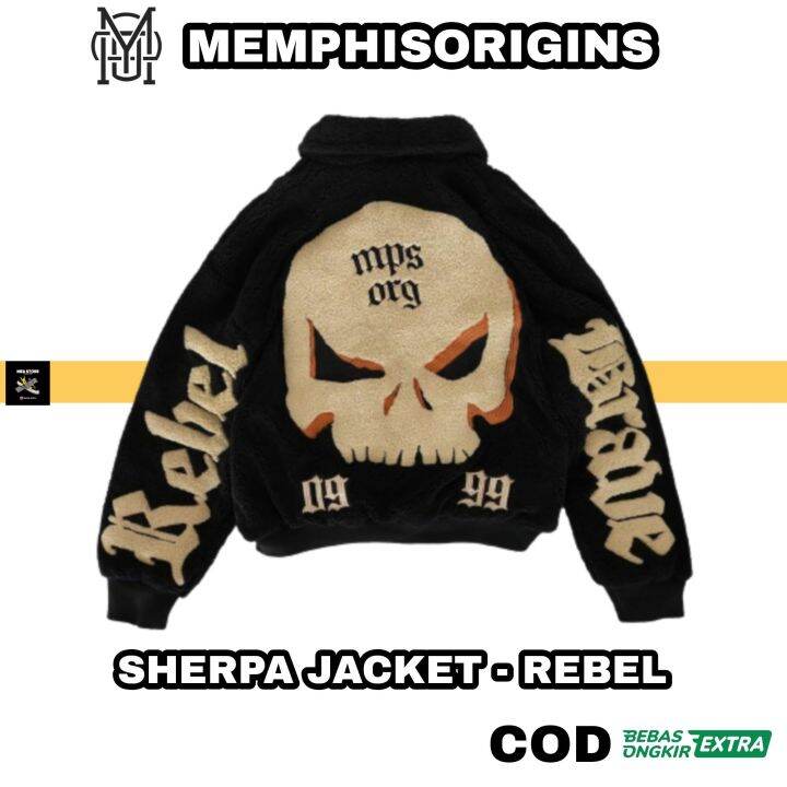 MEMPHISORIGINS - REBEL SHERPA JACKET / MEMPHIS ORIGIN JAKET / JAKET ...