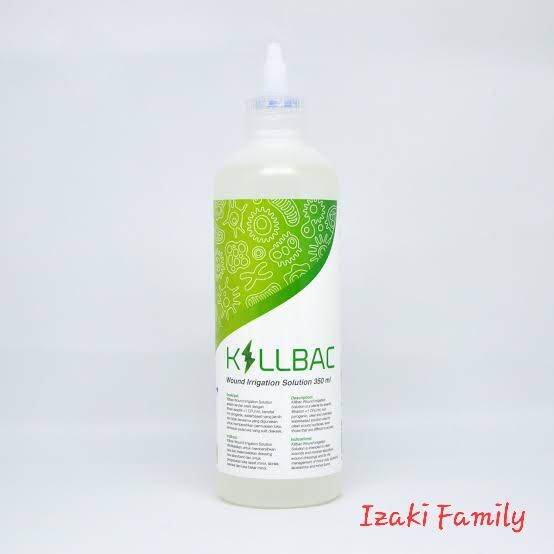 Killbac (Cairan Pencuci Luka) kemasan baru 350ml | Lazada Indonesia