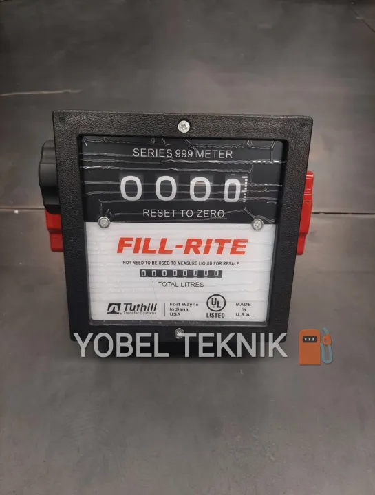 (Ready stok) Fill-Rite flow meter analog 2inch-alat ukur bbm, solar ...