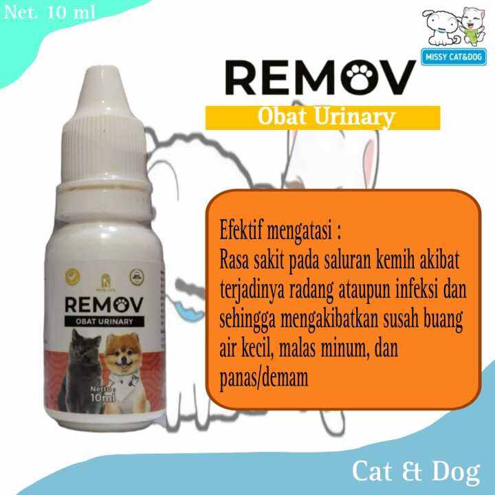 REMOV Obat Urinary Kucing/Anjing 10ml | Lazada Indonesia