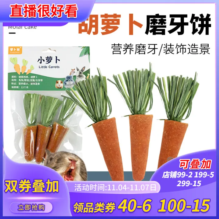 [Spot] Rabbit Molar Carrot Grass Cake Rabbit Molar Stick Totoro Guinea ...