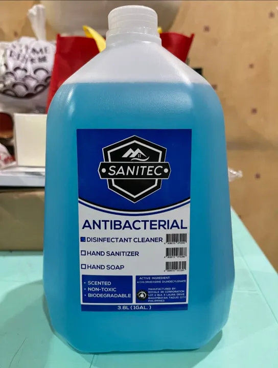 Antibacterial Disinfectant Cleaner Sanitec 1 Gallon (3.8L) | Lazada PH