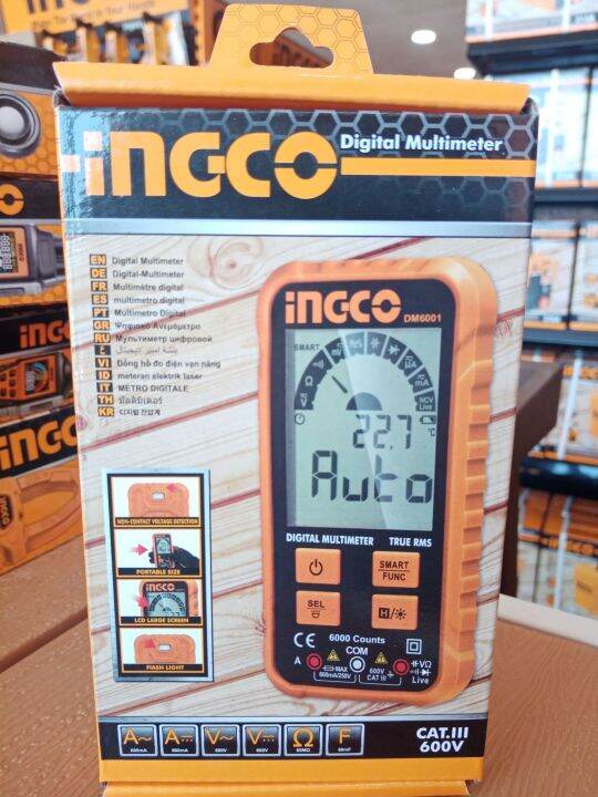 INGCO Digital Multimeter (Model: DM6001)-Qubikhardware | Lazada PH