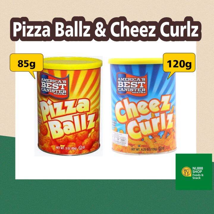 ชีสแท่ง Cheez Curlz พิซซ่าบอล PIZZA BALLZ จากอเมริกา America's Best ...