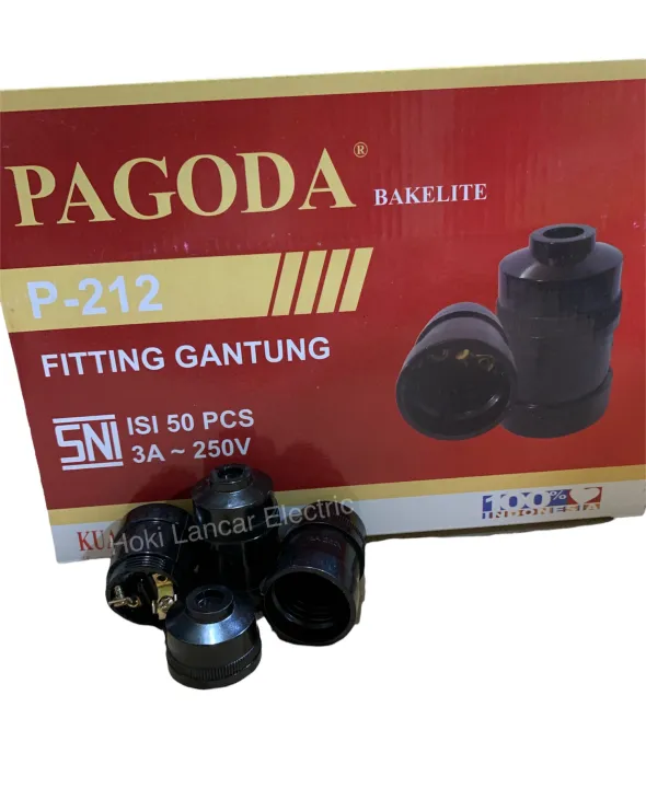 Fitting Lampu Gantung PAGODA / Fitting Gantung PAGODA - P212 Mirip ...
