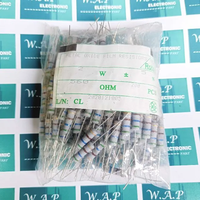 HARGA 10 BUAH RESISTOR 560 OHM 2 WAT RESISTOR 560 OHM 2 WAT 0.5% ...