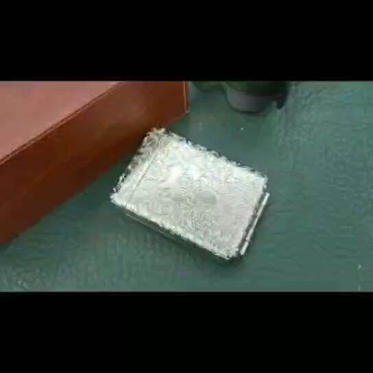 KOTAK ROKOK STAINLESS MEWAH ELEGAN CASE SLIM 20 SLOT UNTUK MILD DAN ...