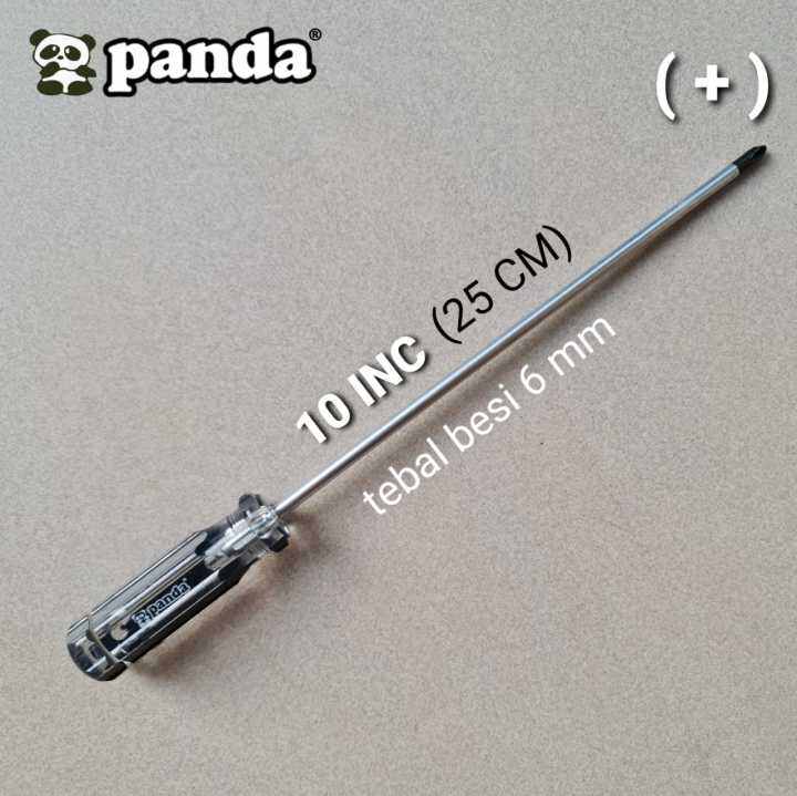 OBENG PANJANG 10INC PLUS PANDA S2113A | Lazada Indonesia