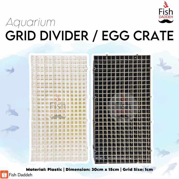 Aquarium Grid Divider Tray I Coral Rack | Plastic Divider | Egg Crate ...