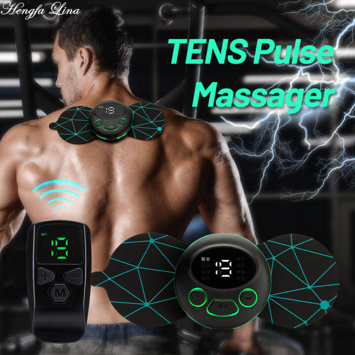 Neck Massager Mashine Patch for Pain Relief Pulse Cervical Shoulder ...