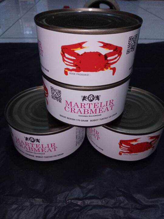 Kepiting kaleng daging crab meat martelir | Lazada Indonesia