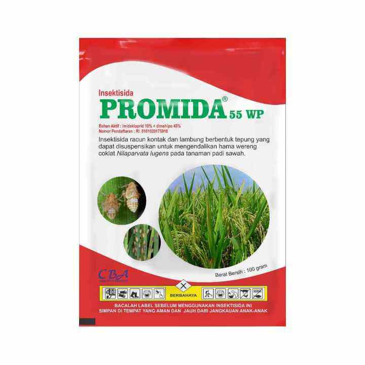 Insectisida promida 55 wp kmsn 100 gr, MENGENDALIKAN HAMA WERENG COKLAT ...