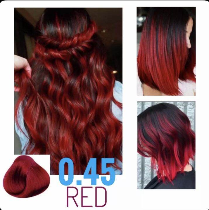 Bremod 0.45 Red Haircolor set with Oxidizing | Lazada PH